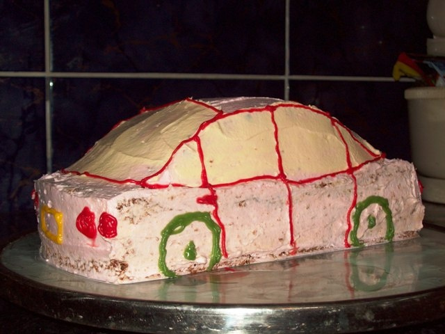 Tort samochód - przepis - Mojegotowanie.pl