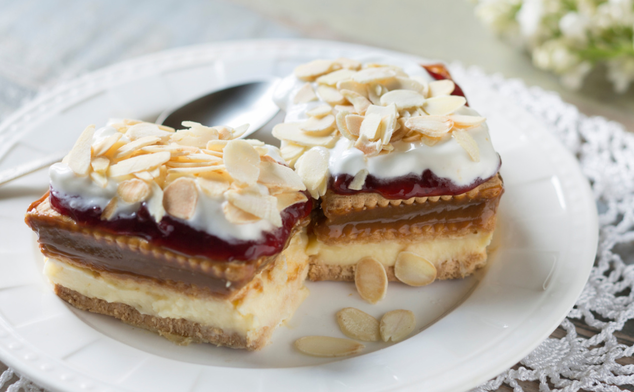 Robię 2 stabilne masy i wykładam na herbatniki. 10-minutowe ciasto bez ...