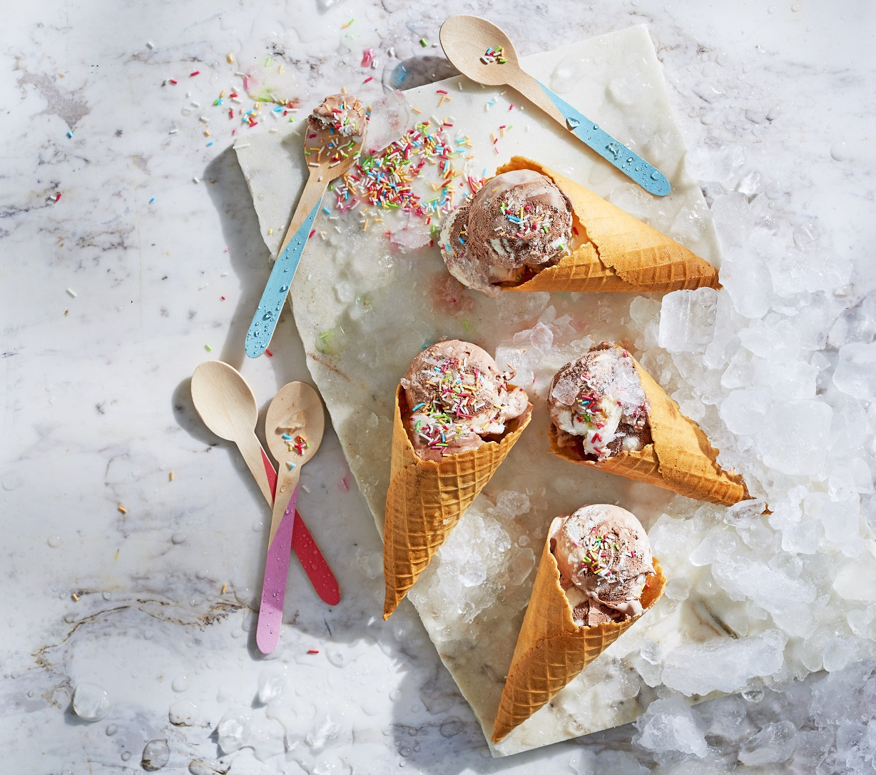 Lody rożek - przepis - Mojegotowanie.pl