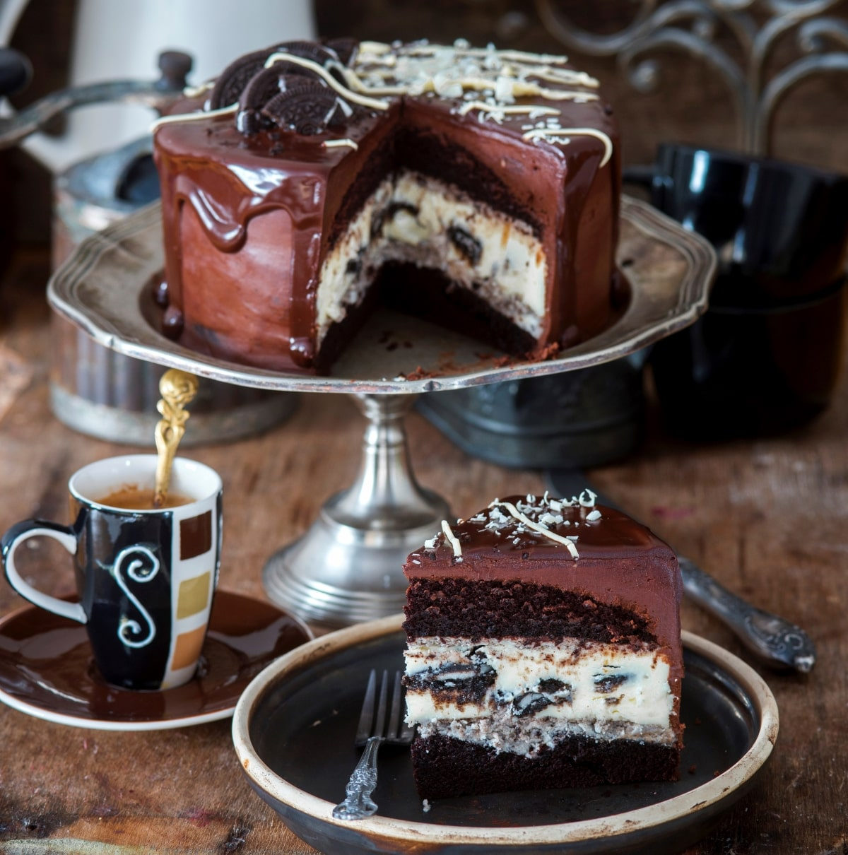 Tort oreo - przepis - Mojegotowanie.pl