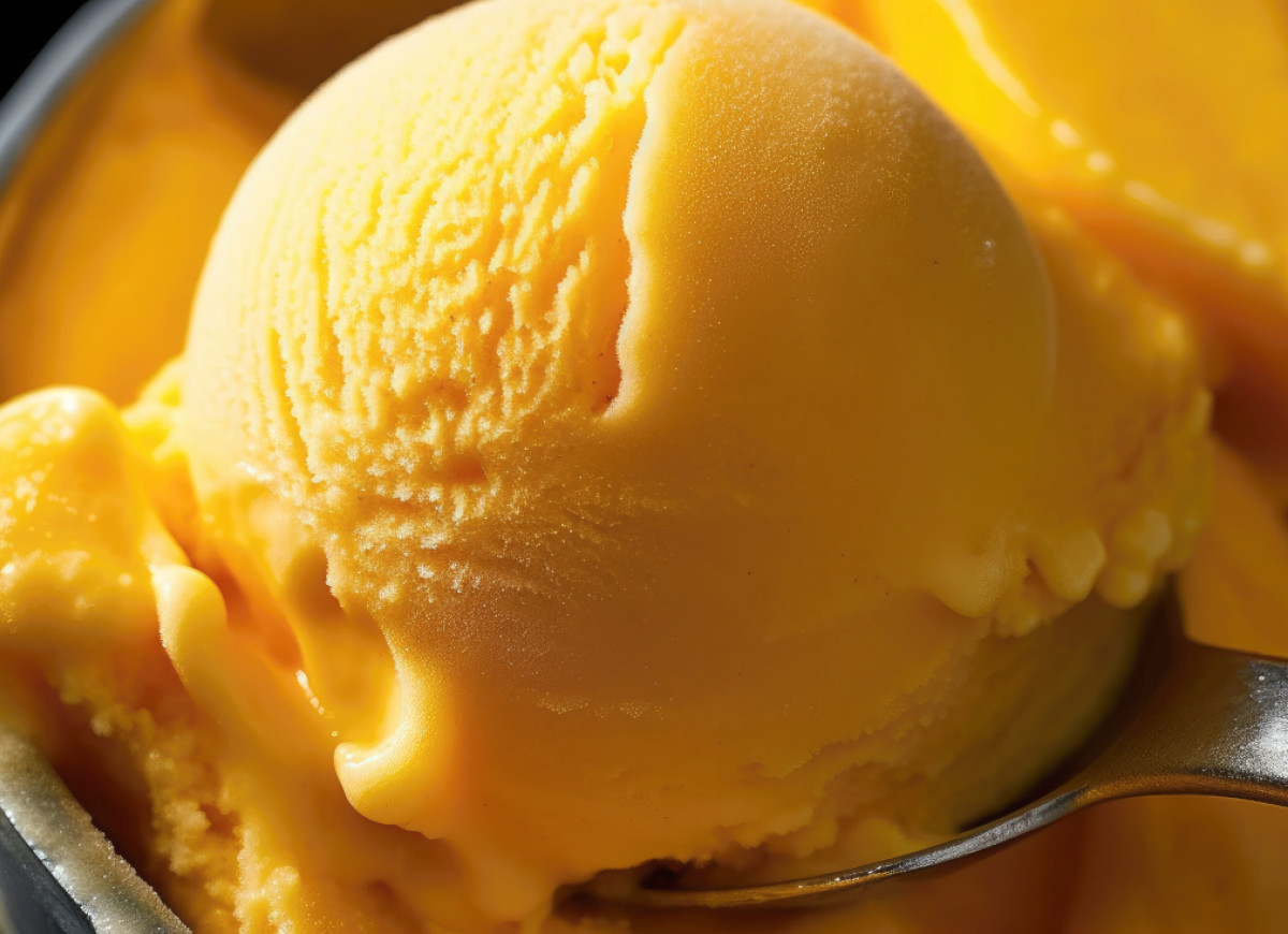 Obłędnie kremowe domowe lody mango. Wystarczy zmiksować 3 składniki i ...