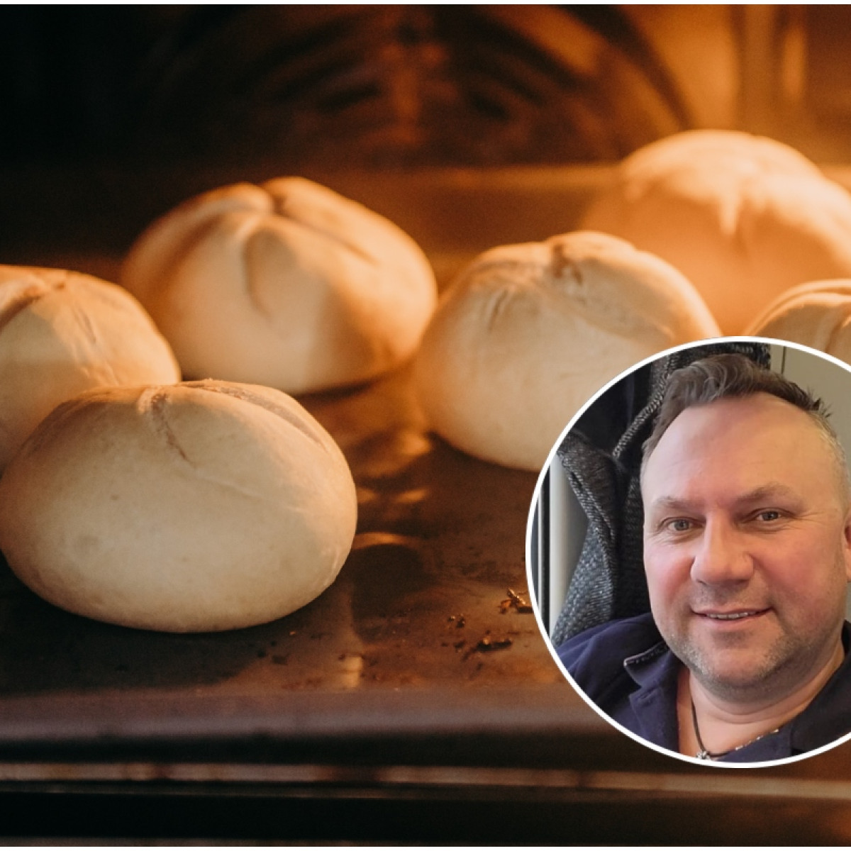 Tomasz Strzelczyk robi domowe bułki z przepysznym nadzieniem. Nie ...