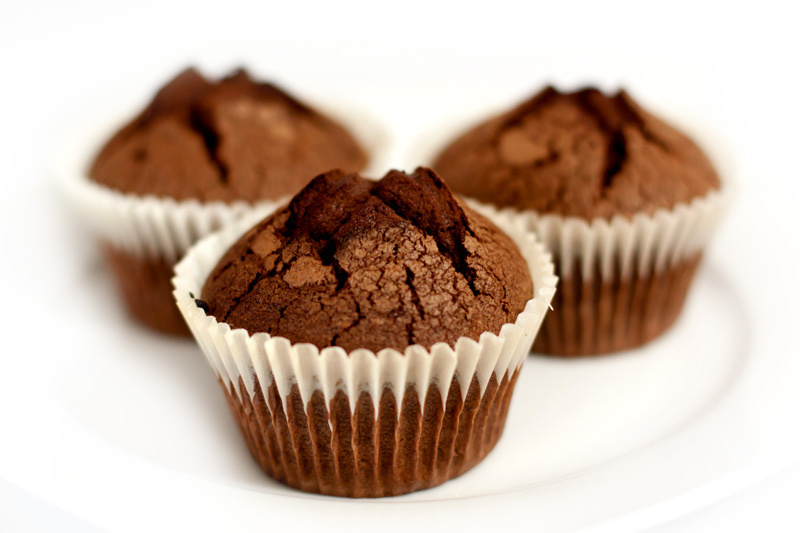 Muffinki czekoladowe - Brownie - przepis - Mojegotowanie.pl