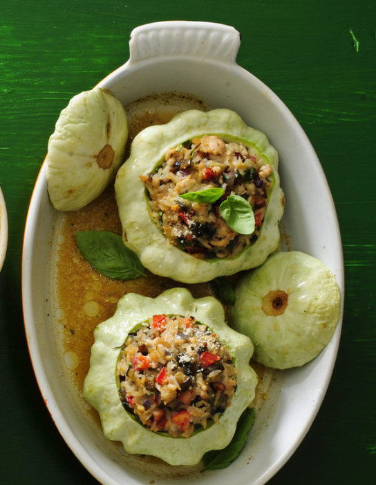 Patisony nadziewane - przepis - Mojegotowanie.pl