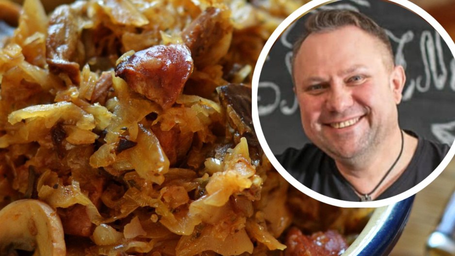 Tomek Strzelczyk robi bigos na bogato. Bez tych owoców nawet nie zaczyna pracy - Mojegotowanie.pl