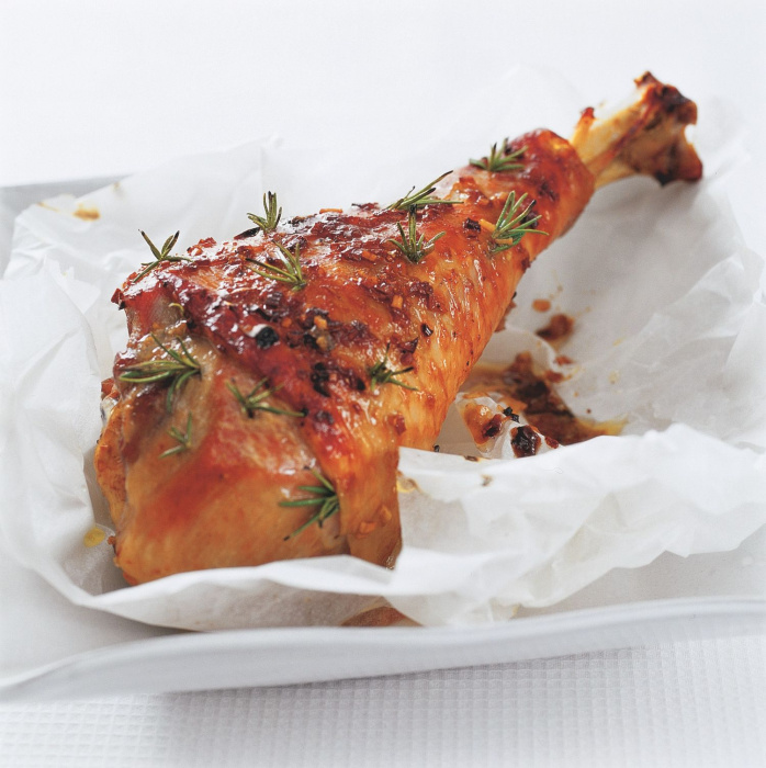 Udziec z indyka pieczony - Mojegotowanie.pl