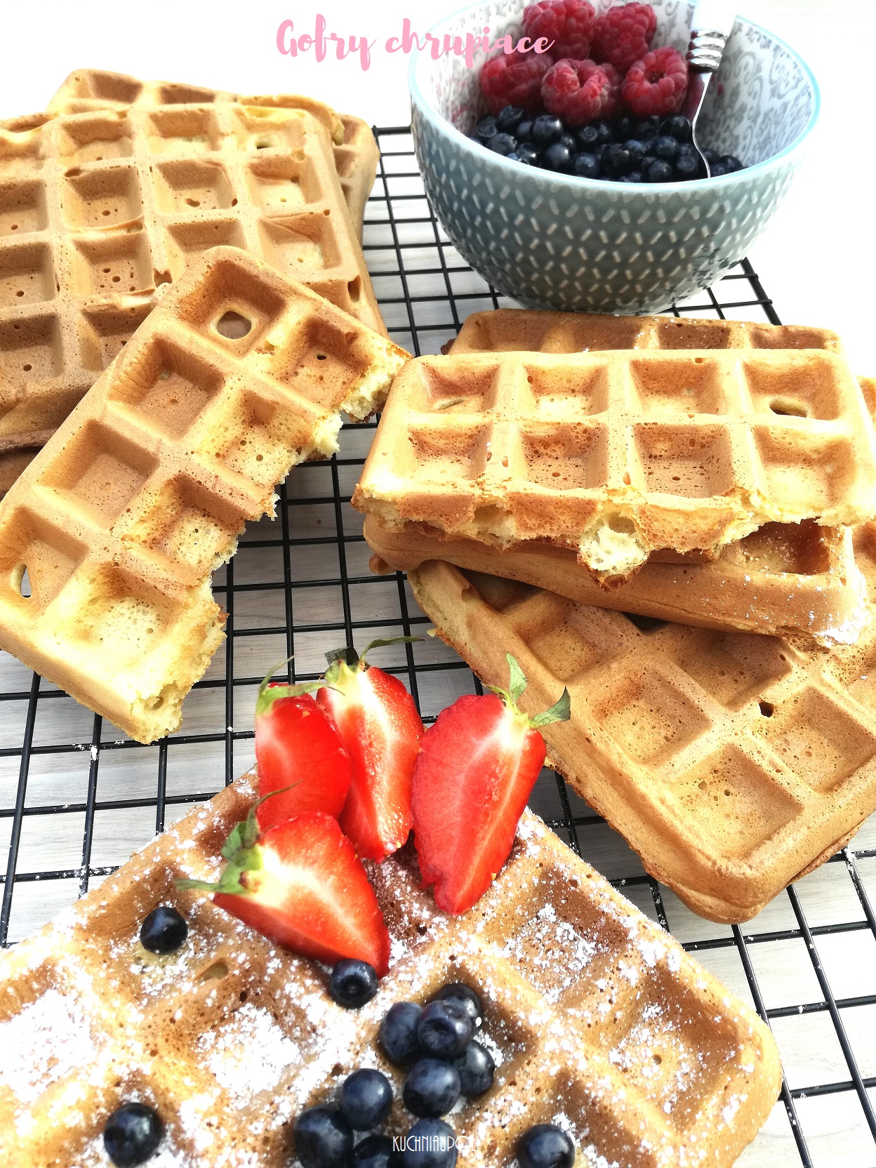 Gofry idealnie chrupiące - Przepis na Gofry idealnie chrupiące ...