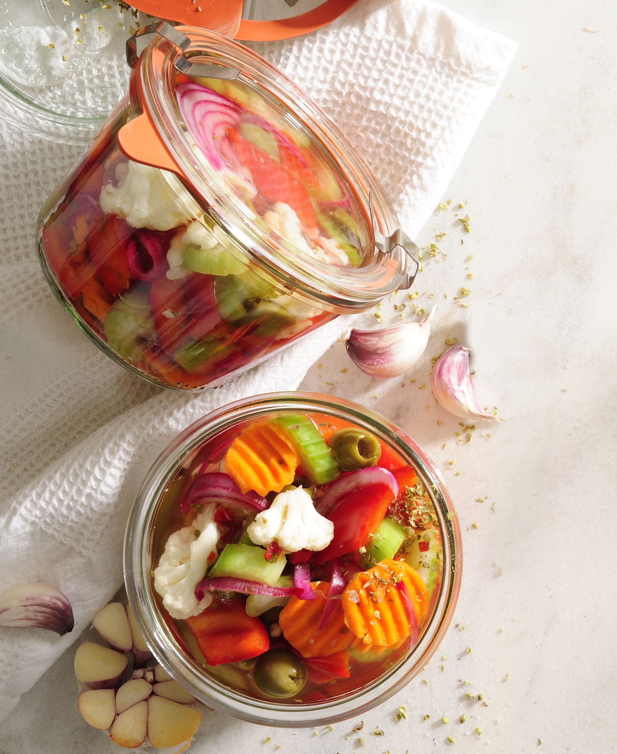 Pikle warzywne po włosku - giardiniera - Przepis na Pikle warzywne po ...